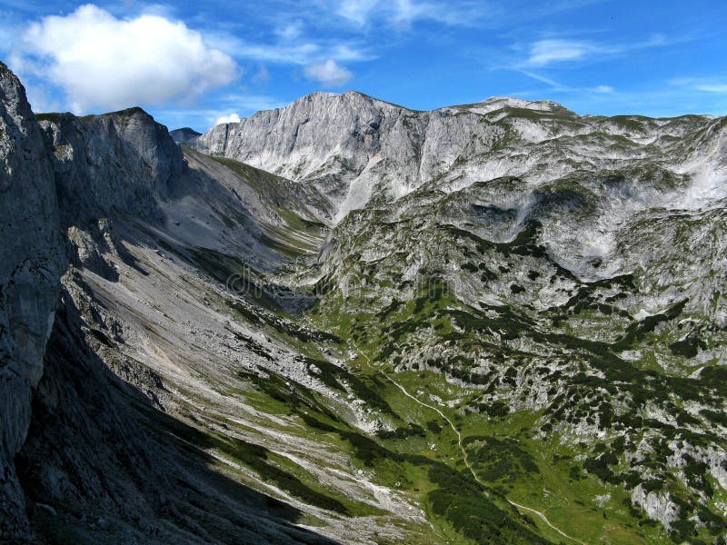 Alpine valley stock photo. Image of landscape, remote - 28549620