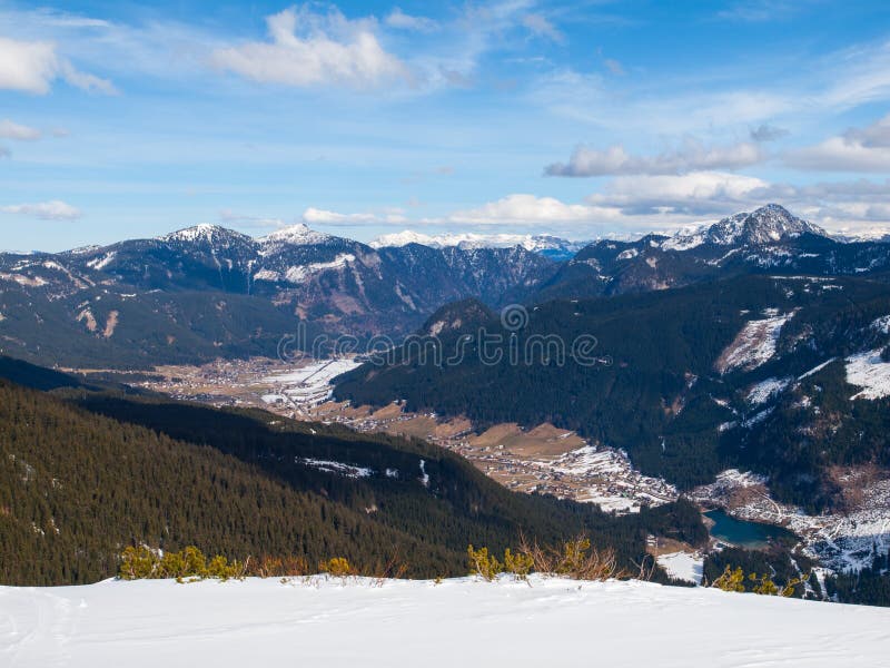 Alpine valley stock photo. Image of destination, pasture - 38778380