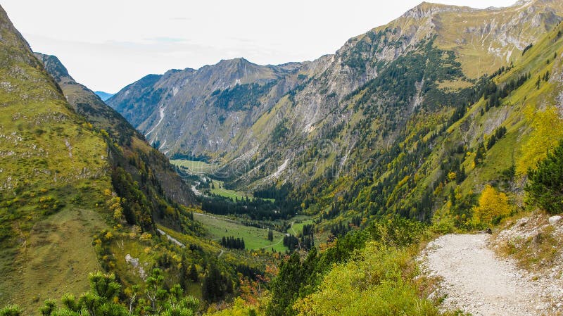 Alpine valley horizontal stock photo. Image of countryside - 30495452