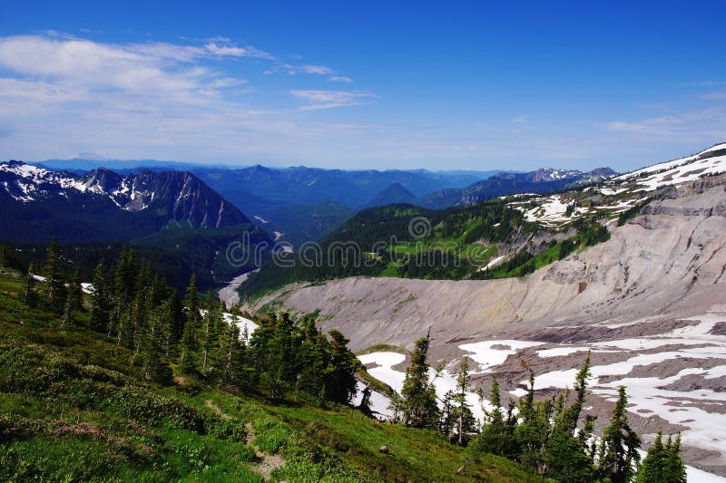 An alpine view stock image. Image of mountans, scenic - 56290109