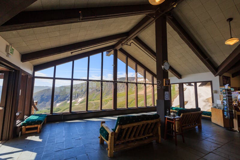 Alpine Visitors Center of Colorado Stock Image - Image of national ...