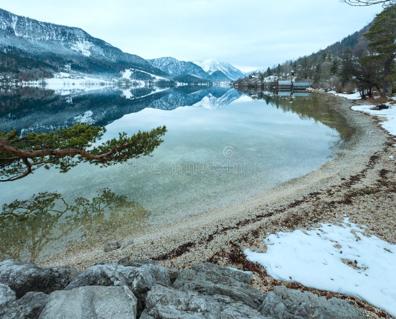 Alpine winter lake view stock photo. Image of lake, outdoor - 33627920