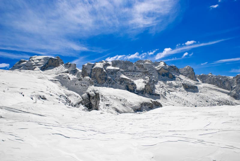 Alpine winter landscape stock image. Image of alps, chair - 113372081