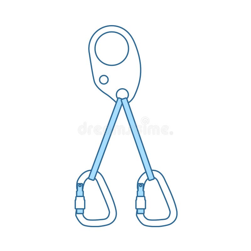 Alpinist Self Rescue System Icon Stock Vector - Illustration of climb ...