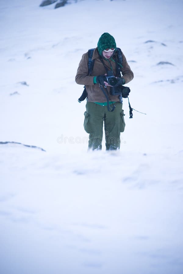 Alpiniste photo stock. Image du lourd, appréciez, homme - 4924598