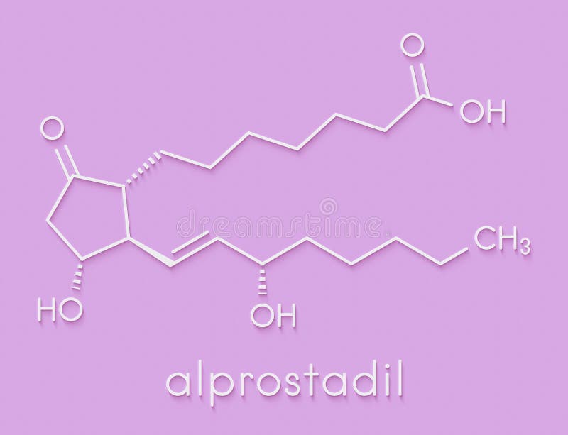 Alprostadil Prostaglandin E1 Erectile Dysfunction Drug Molecule ...