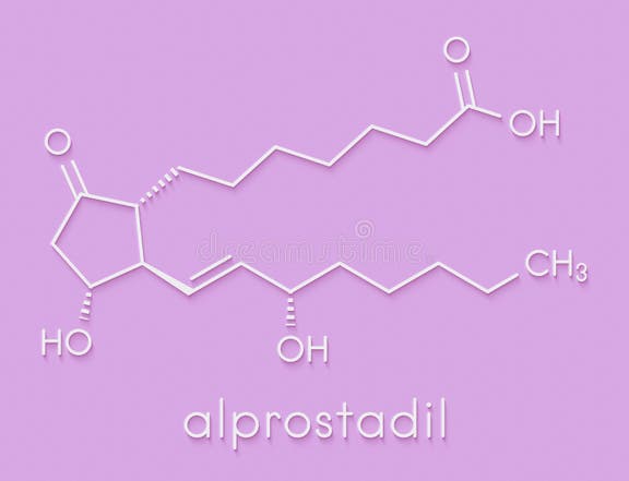 Alprostadil Prostaglandin E1 Erectile Dysfunction Drug Molecule ...