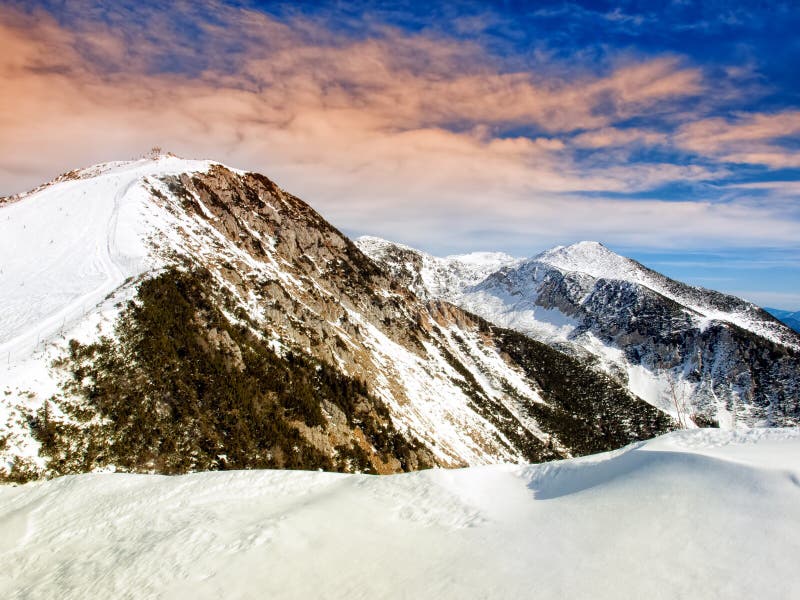 Alps stock image. Image of seasonal, panorama, rock, snowy - 23618097