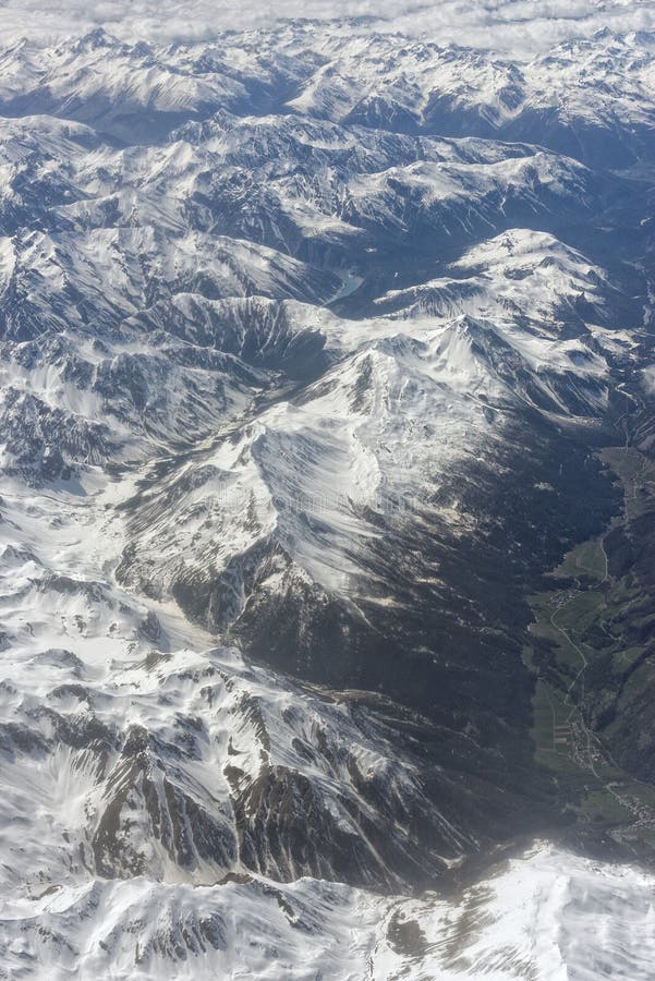 Alps Aerial view stock photo. Image of european, grass - 50729566