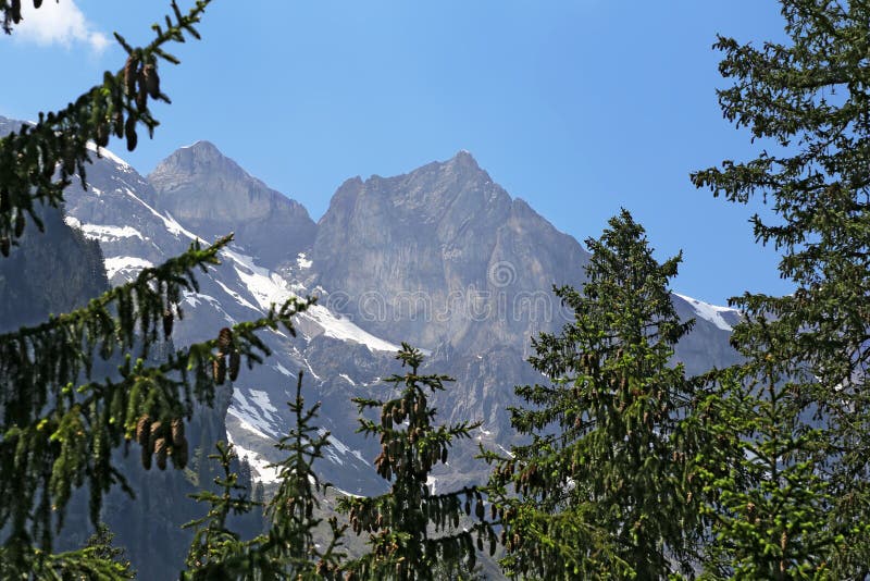 Alps stock image. Image of abrupt, rock, snow, precipice - 60859683