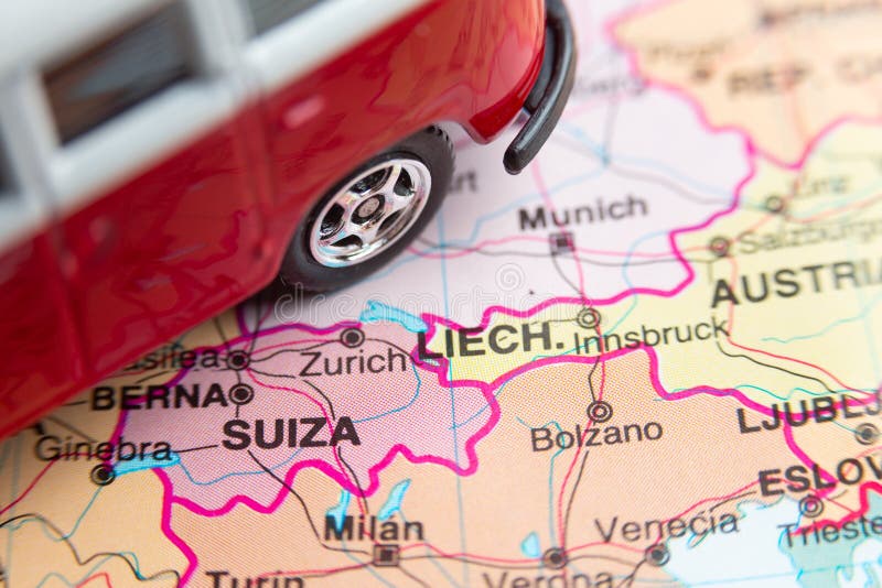 Alps countries Van travel stock image. Image of circulation - 167071651