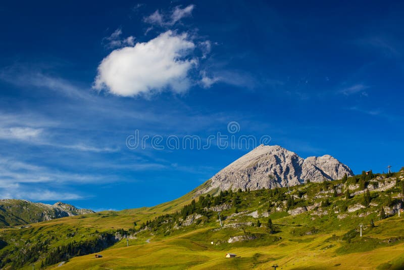 Alps landscape stock image. Image of hill, nonurban, europe - 29409047