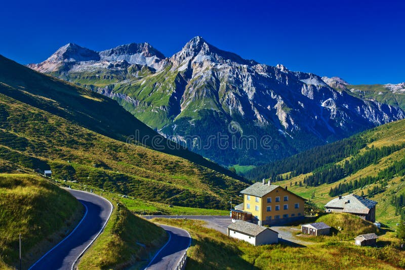 Alps landscape stock image. Image of scenic, home, nonurban - 29556875