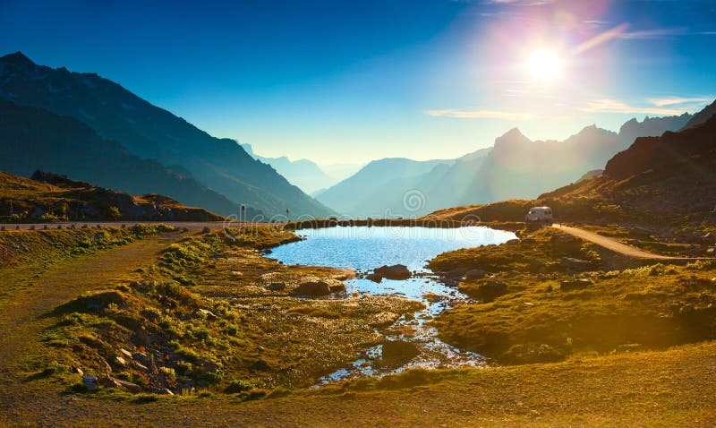 Alps landscape stock image. Image of alps, summer, blue - 31133077