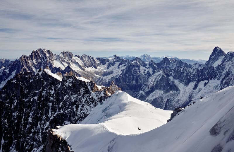 The Alps are a Mountain Range System in Europe Stock Photo - Image of ...