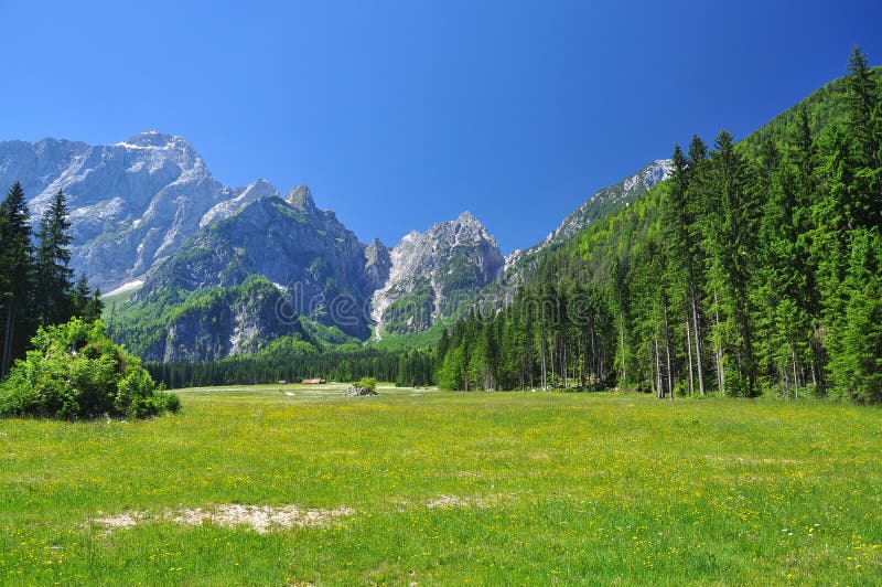 Fusine Lake, Italian Alps, Friuli Region, Italy Stock Image - Image of ...