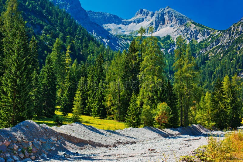 Alps landscape stock photo. Image of scenic, austria - 30309048