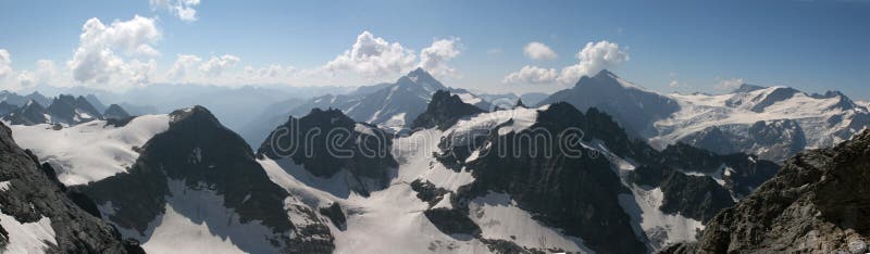 Alps panorama stock photo. Image of panorama, alpinism - 1137206