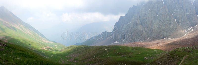 Alps panorama stock photo. Image of scenic, ridge, green - 25904710
