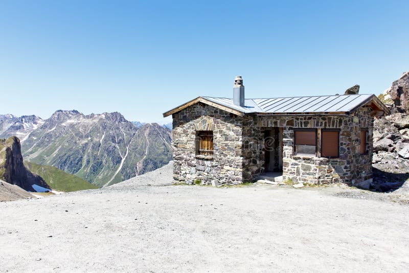 Alps Mountain House stock image. Image of calm, mountain - 26346749
