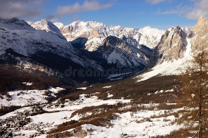 Alps Snow Mountain stock photo. Image of cloudy, blue - 22452596