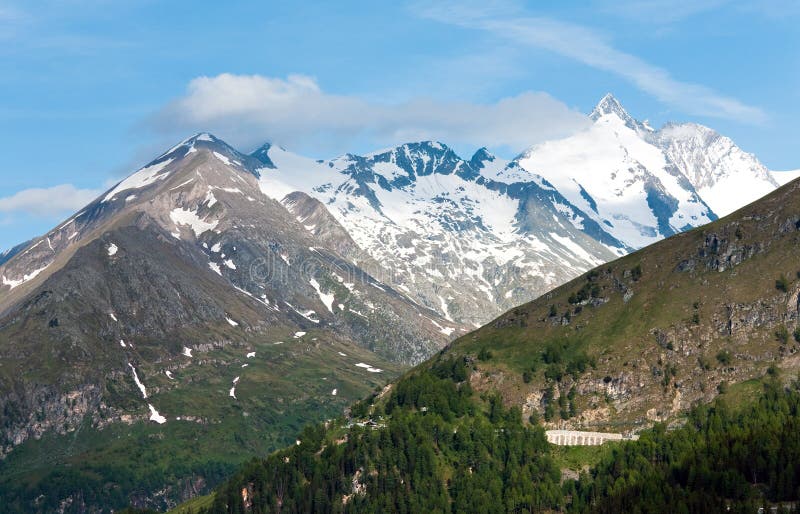 Alps summer view stock photo. Image of alps, snow, mountains - 20324252