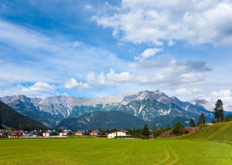 Alps summer view stock photo. Image of landscape, mountains - 20559858