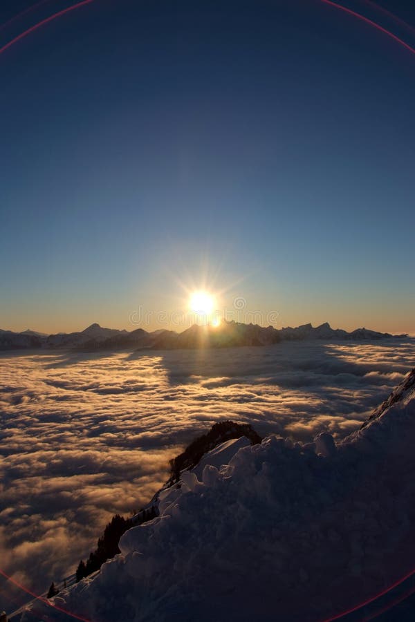 Alps At Sunset Picture. Image: 4907195