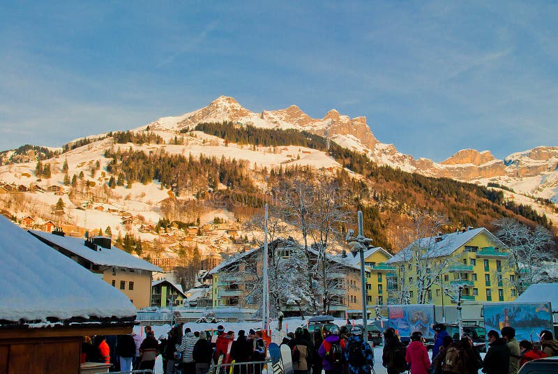 The Alps from the Titlis Peak Editorial Stock Image - Image of summer ...