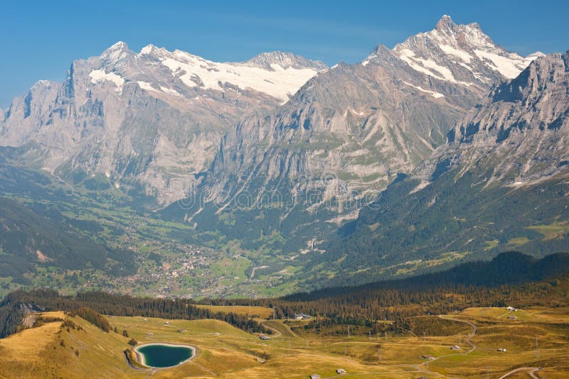 Alps Valley stock image. Image of outdoor, scenic, river - 24838833