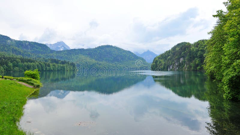 Alpsee Lake in Germany stock photo. Image of germany - 32715182