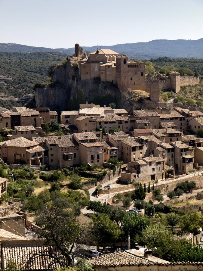 Alquezar stock photo. Image of huesca, sierra, stone - 25677754