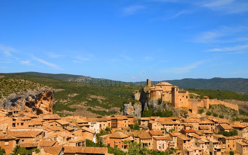 Alquezar, Huesca, Espagne image stock. Image du maure - 1423027