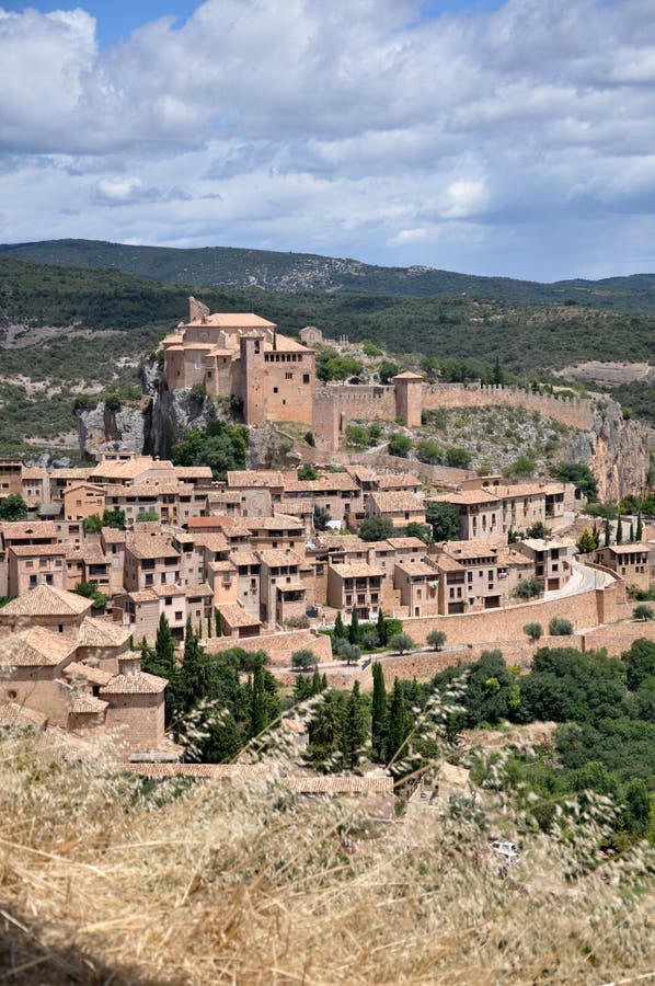 Alquezar town stock photo. Image of alquezar, europe - 96552552