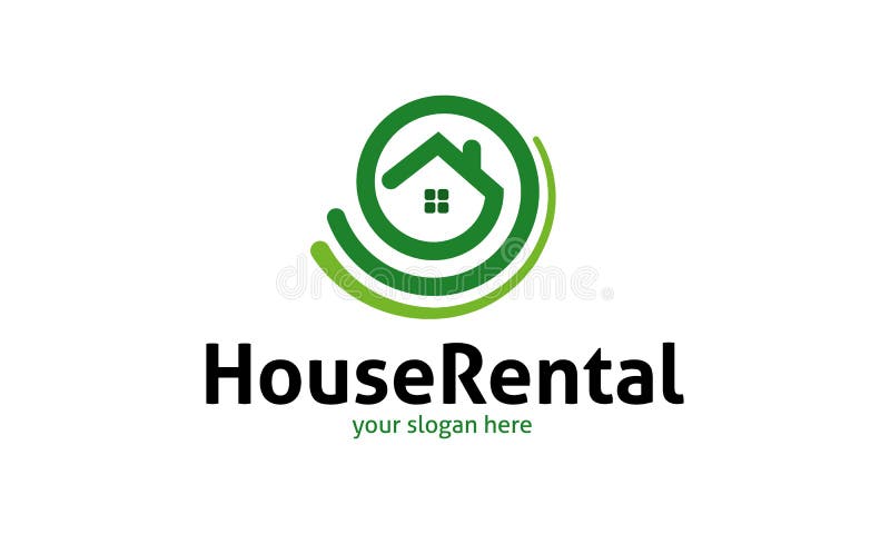 Alquiler Logo Template De La Casa Stock de ilustración - Ilustración de ...