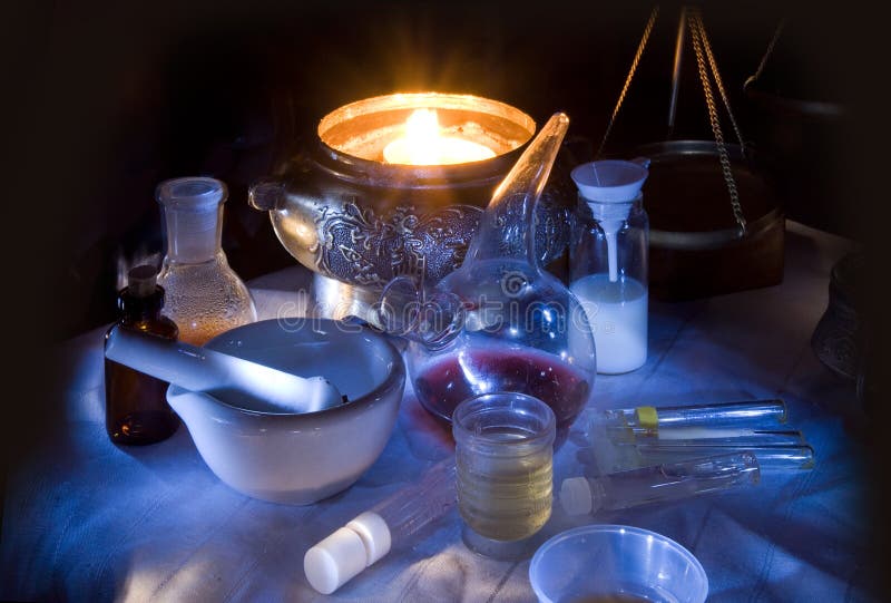 Alquimista del laboratorio foto de archivo. Imagen de misterioso - 17892930