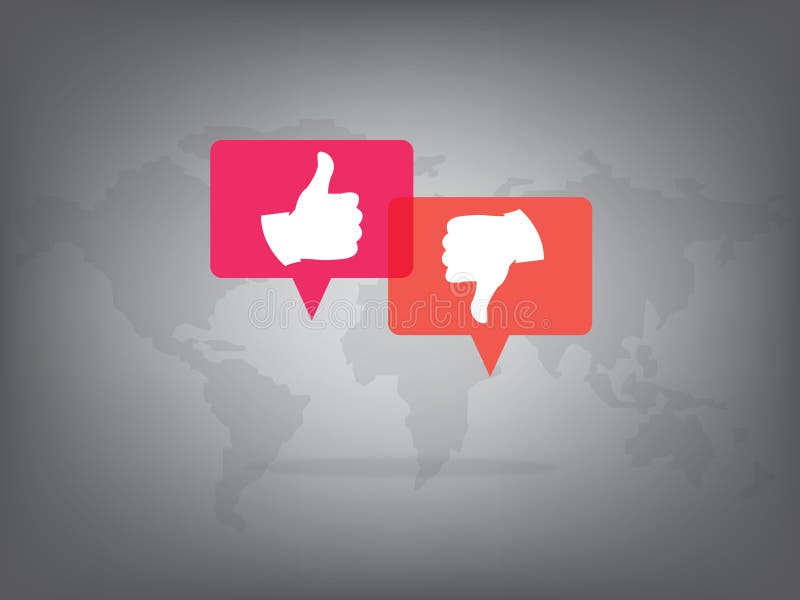 Als afkeer vector illustratie. Illustration of communiceer - 36503052