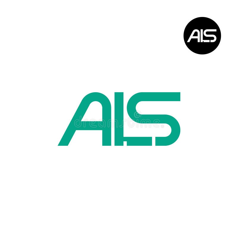 ALS Logo Letter Monogram Design Stock Vector - Illustration of minimal ...
