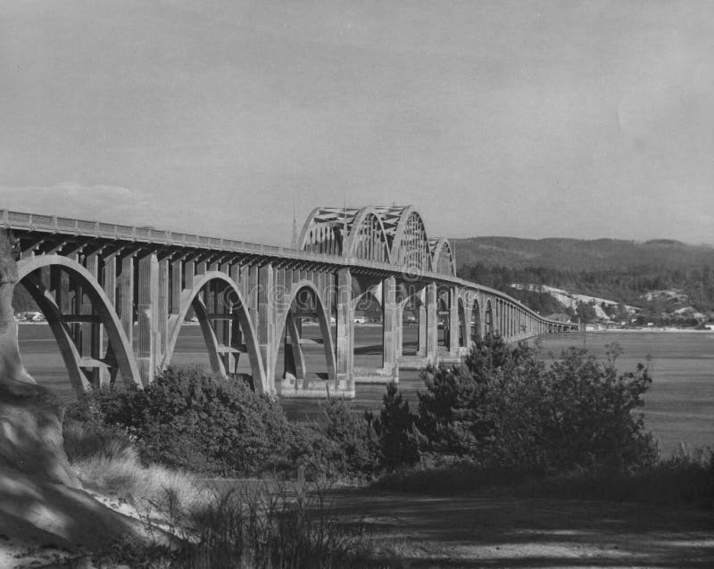 Alsea Bay Bridge At Waldport, Oregon Picture. Image: 222321693