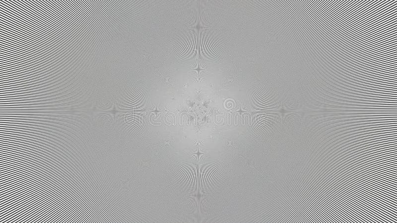 Black and White Psychedelic Radial Line Pattern - Illustration Stock ...