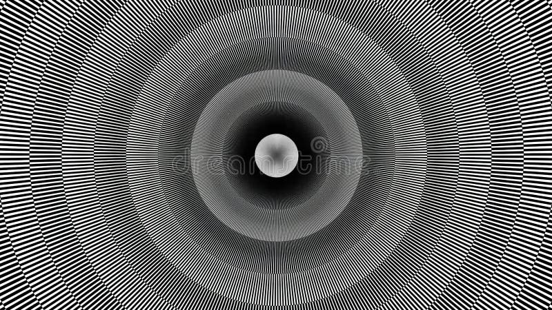 Black and White Radial Checker Background Illustration Stock ...