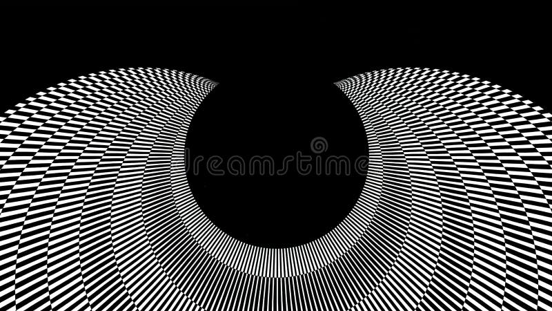 Black and White Radial Checker Illustration Stock Illustration ...