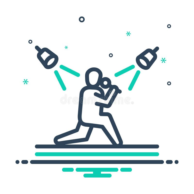 Mix Icon for Also, As Well and Too Besides Stock Illustration ...