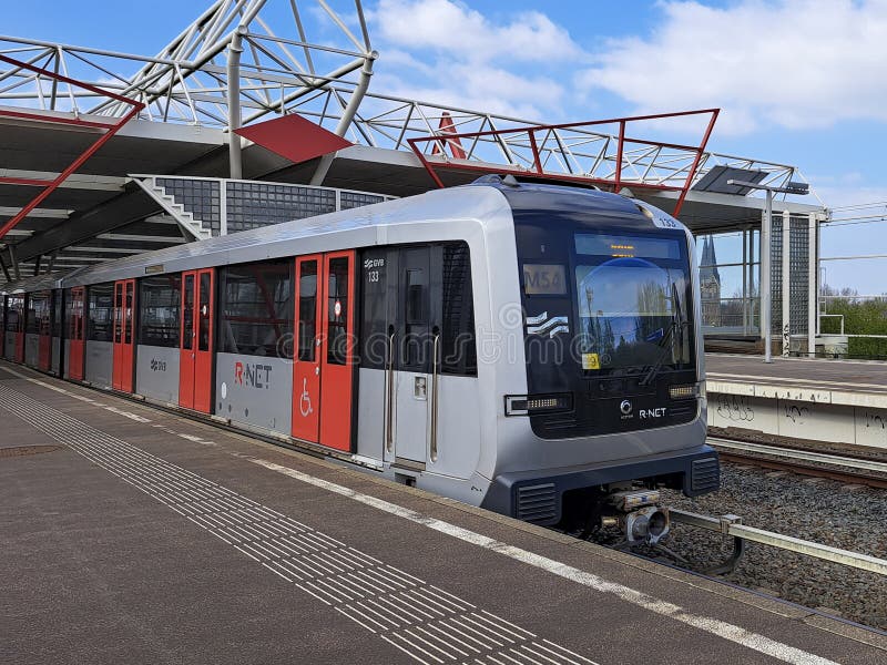 Alstom Metropolis Metro Car Type M5 of the GVB in Amsterdam Editorial ...
