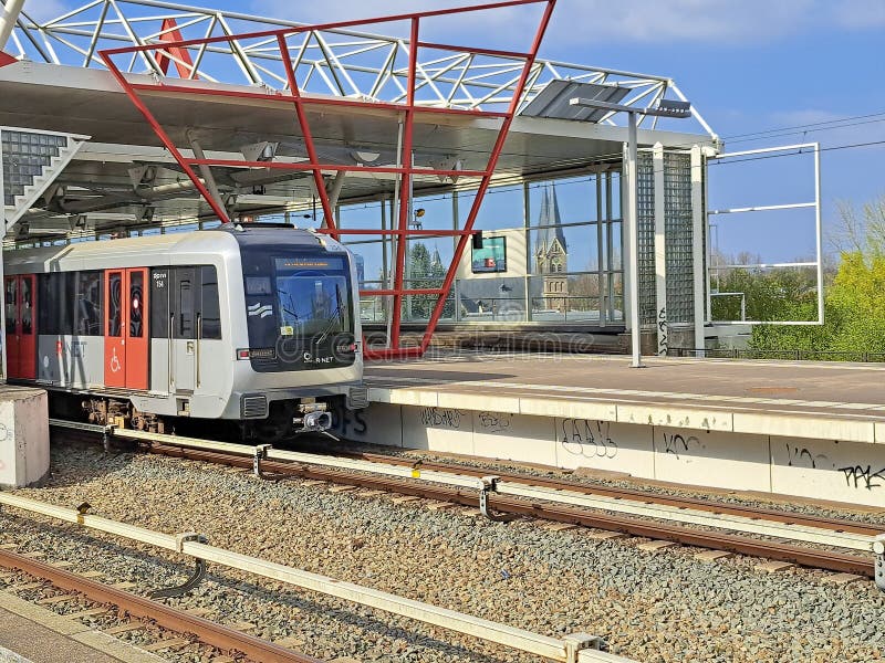Alstom Metropolis Metro Car Type M5 of the GVB in Amsterdam Editorial ...