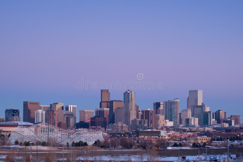 Alta Ciudad De La Milla De Denver Imagen de archivo editorial - Imagen ...