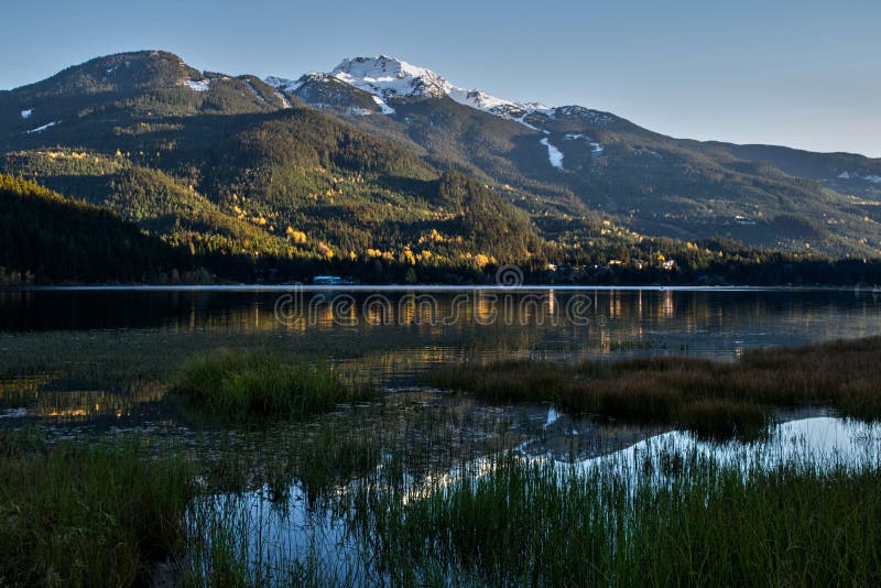Alta Lake Whistler stock image. Image of lake, fall, whistler - 81495927