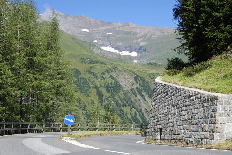 Alta Strada Alpina Di Grossglockner Immagine Stock - Immagine di strada ...