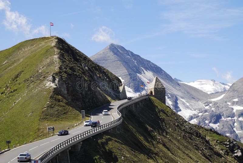 Alta Strada Alpina Di Grossglockner Fotografia Stock - Immagine di ...
