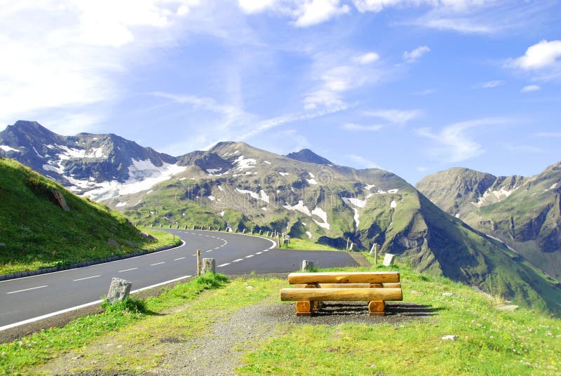 Alta Strada Alpina Di Grossglockner. Immagine Stock - Immagine di bello ...